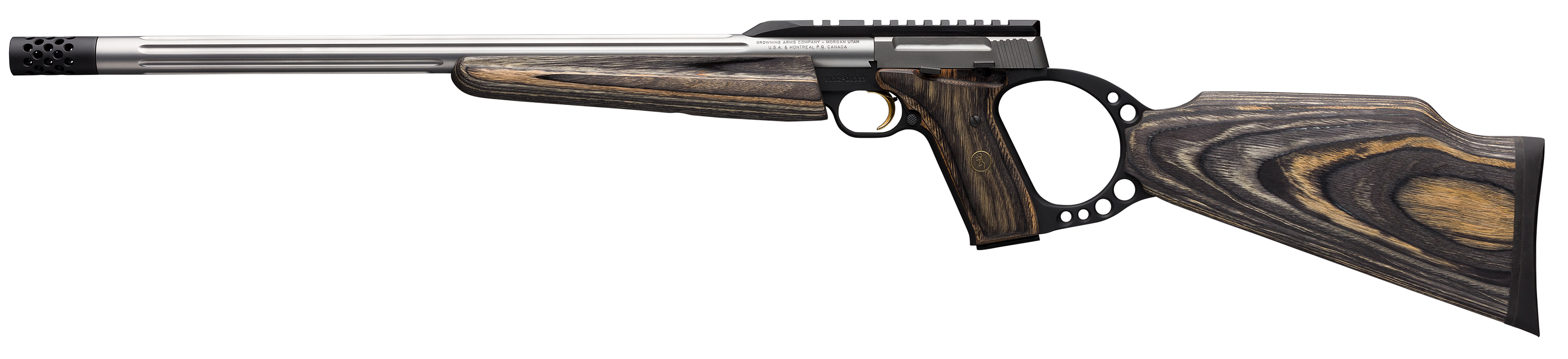 Buck Mark Rifle Target Stainless Muzzle Brake - Browning